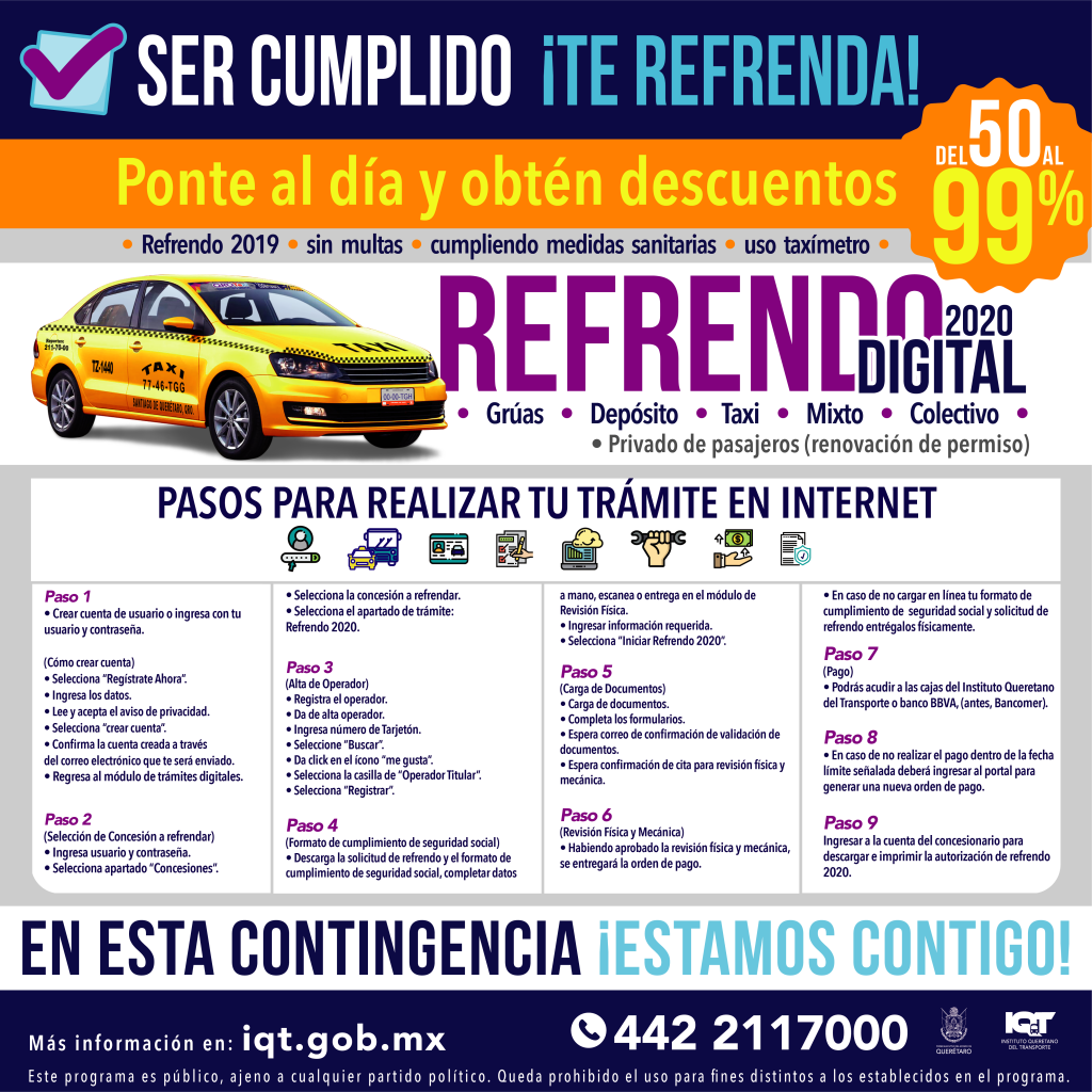 REFRENDO 2020 - AGENCIA DE MOVILIDAD