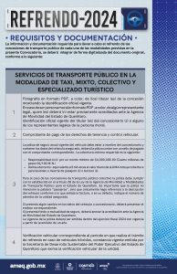 AGENCIA DE MOVILIDAD | REFRENDO 2024
